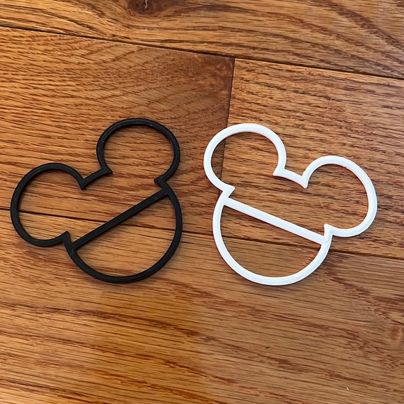 Accessories | Disney Mickey Mouse Shaped Shirt Slides Plastic | Poshmark